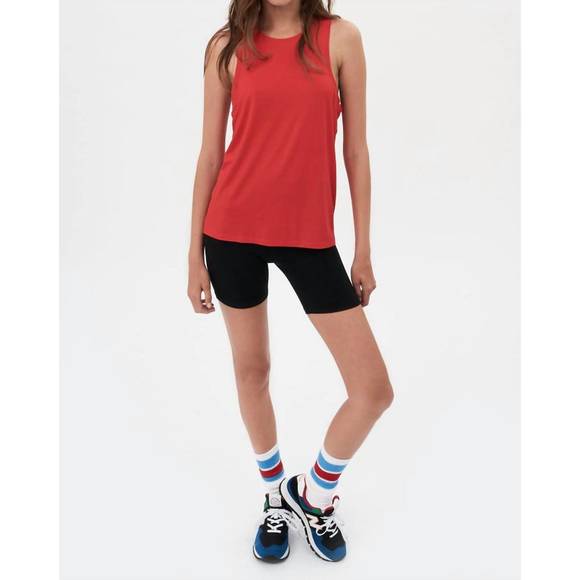 Splits59 | Tops | New Splits59 Toni Tank In Blood Orange | Poshmark